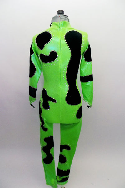 Melting. Neon Green & Black Accented Unitard, For Sale – Once More From ...